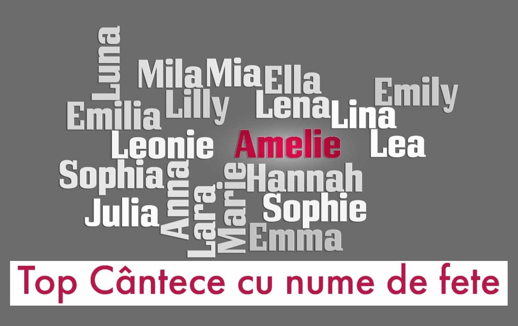 Top „Cântece cu nume de fete” (partea I). Votează cel mult 20!